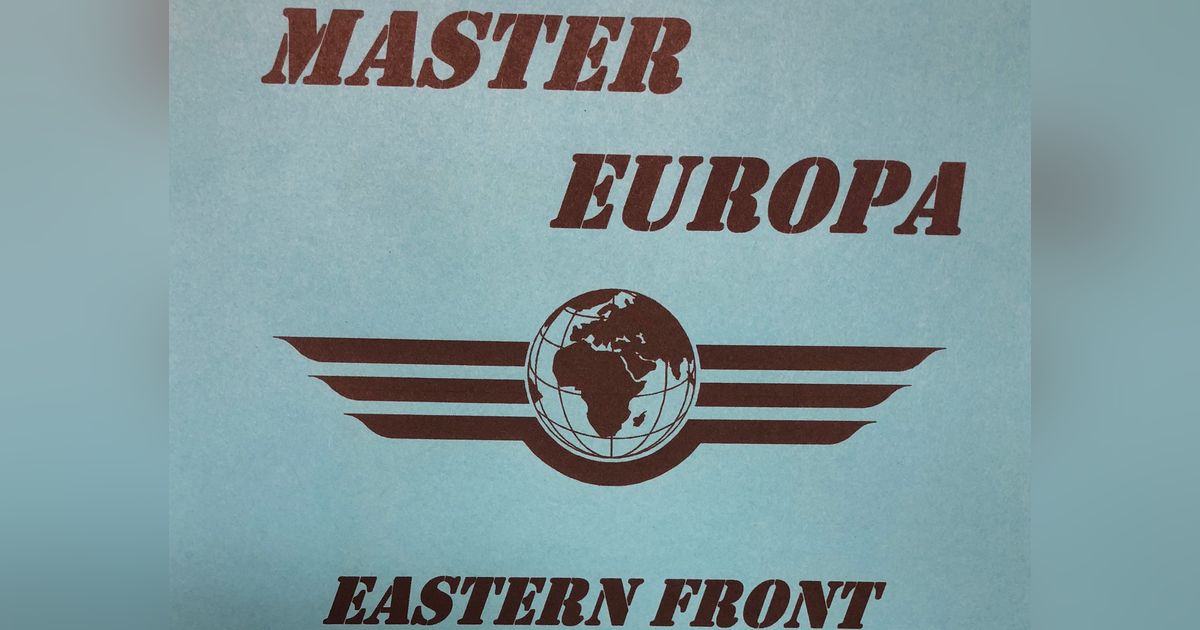 Master Europa 101: Eastern Front | Board Game | BoardGameGeek