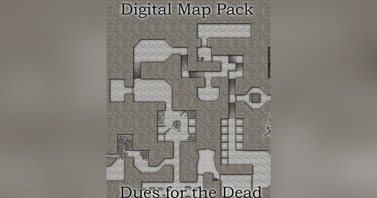 Digital Map Pack: Dues for the Dead | RPG Item | RPGGeek