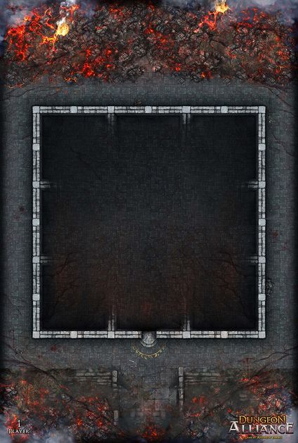 Dungeon Alliance: 1/2 player Dungeon Frame Playmat | Board Game ...