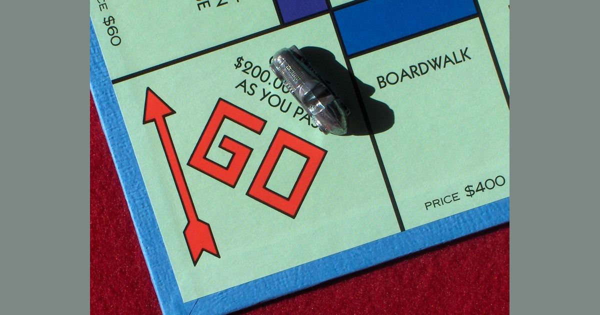 Collect $200 salary as you pass GO