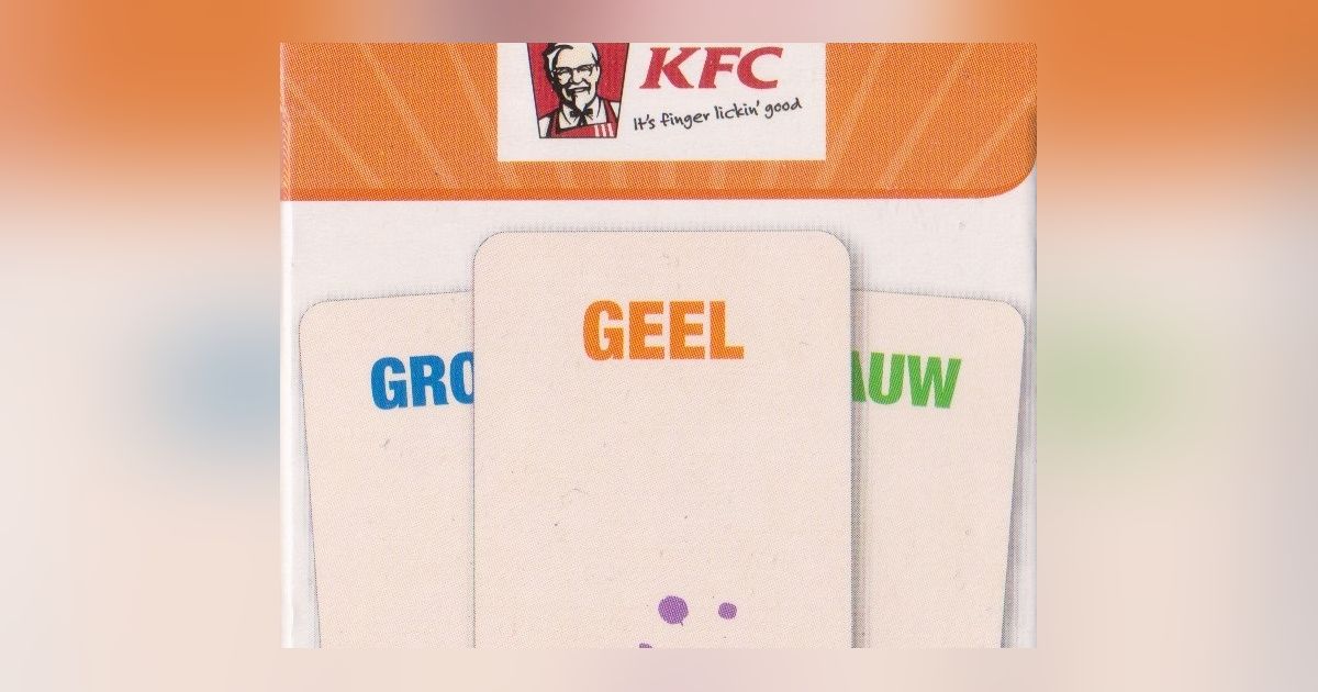 KFC's Color Addict | Board Game | BoardGameGeek