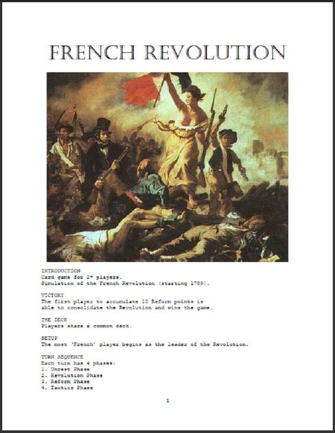 French Revolution | Board Game | BoardGameGeek