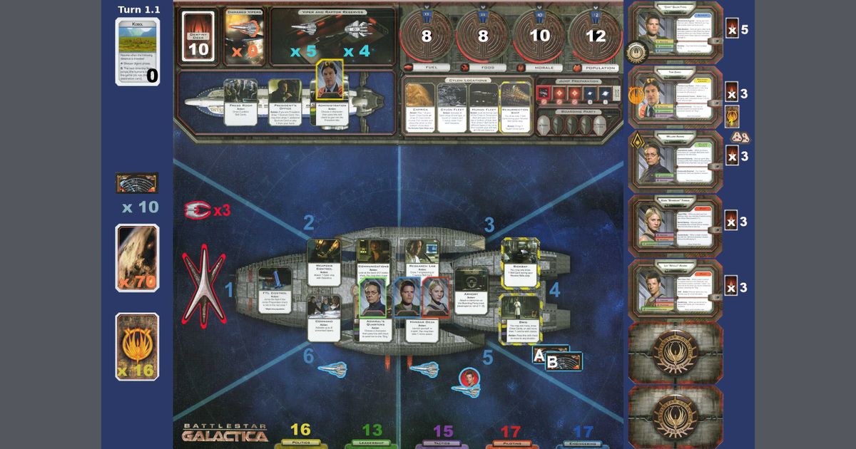 BSG V11 - More Human Than Human Geeklist