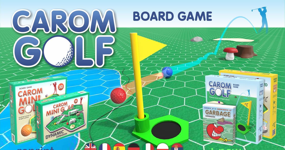 Carom Golf | Board Game | BoardGameGeek
