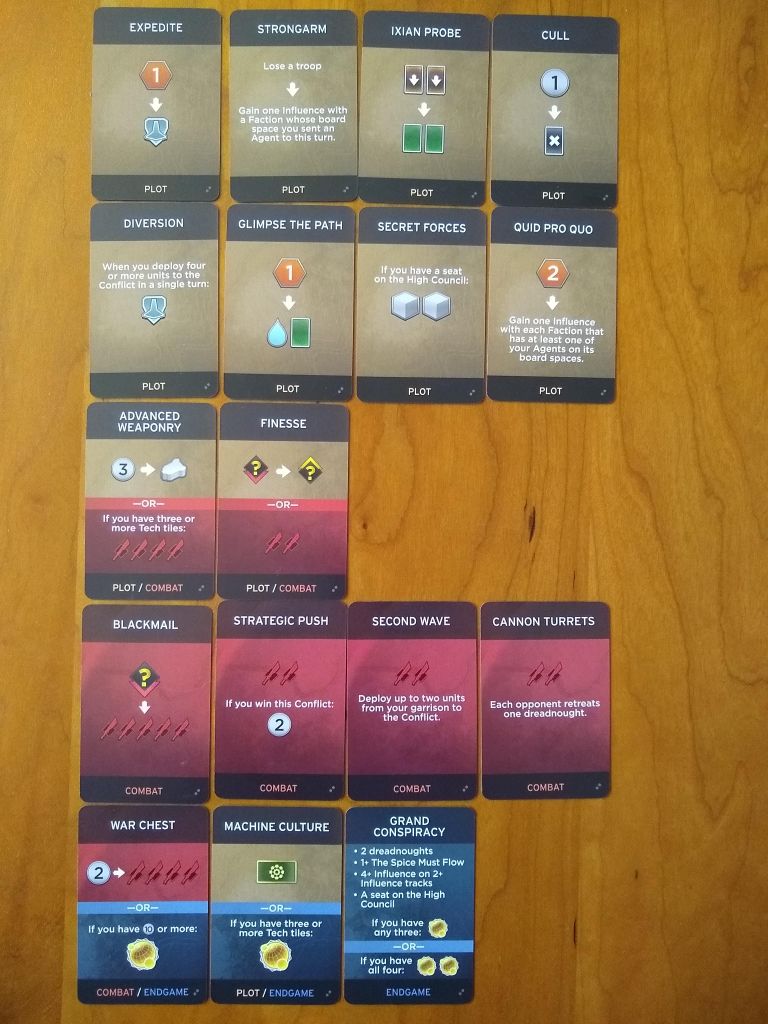 Rise of Ix Imperium Cards and Intrigue Cards (Photos) | Dune: Imperium ...
