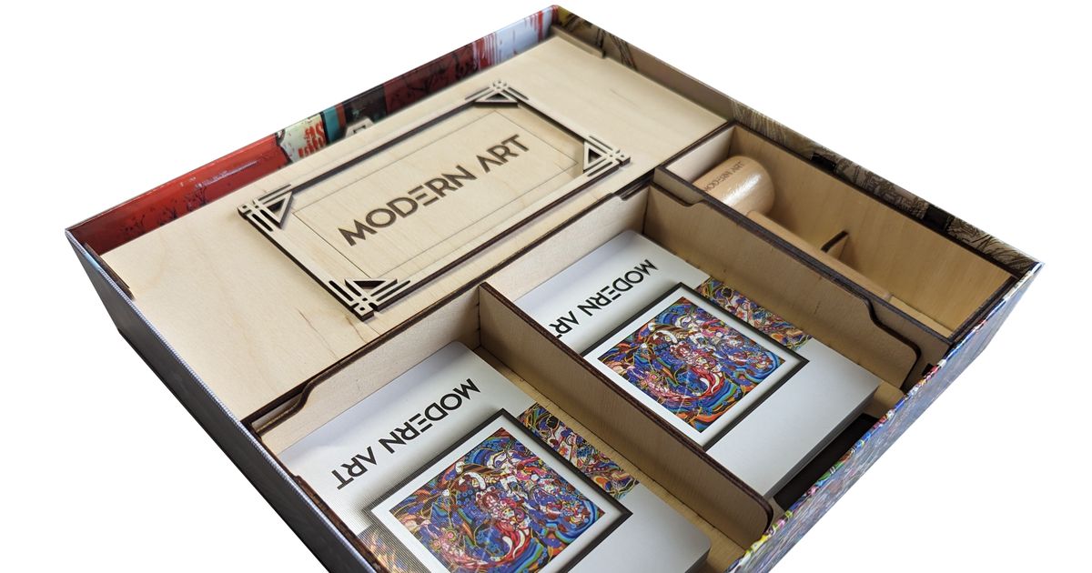 Modern Art: Cinder & Ember Organizer | Board Game Accessory | BoardGameGeek