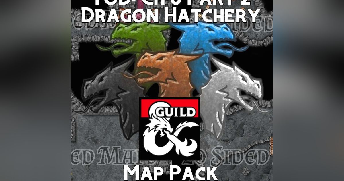 TOD Map Pack Ch 3: Dragon Hatchery Part 2 | RPG Item | RPGGeek