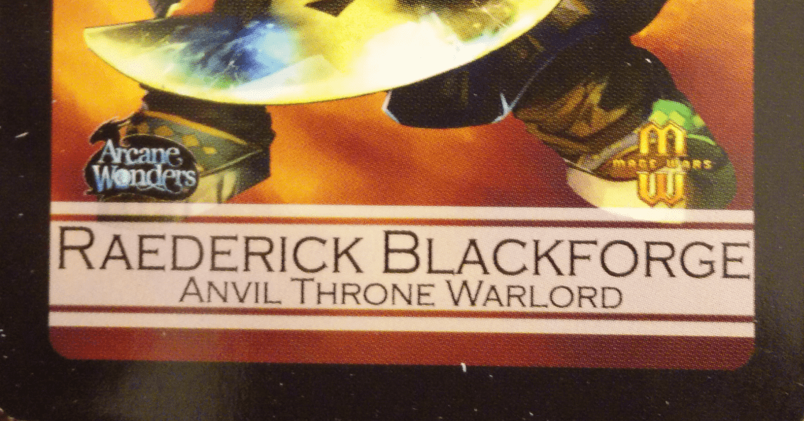 BattleCON: Raederick Blackforge Promo | Board Game | BoardGameGeek