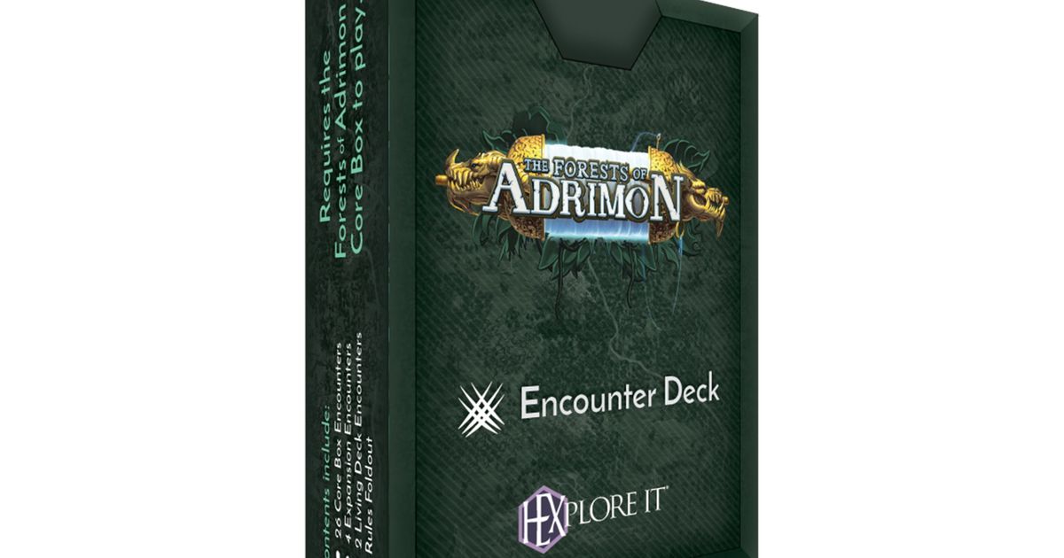 HEXplore It: The Forests of Adrimon – Encounter Deck | Board Game ...