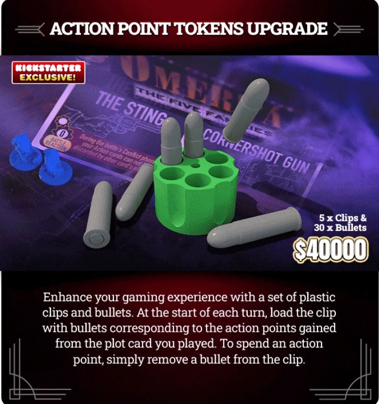 Kickstarter Update #2 - Cop Tokens Updated! Loading our clips! | Omertà ...
