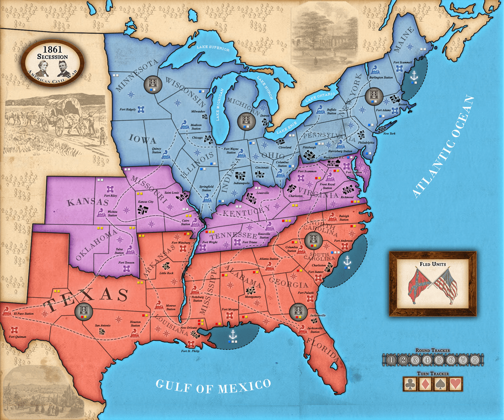 1861: Secession - The American Civil War | 1754: Conquest – The French ...