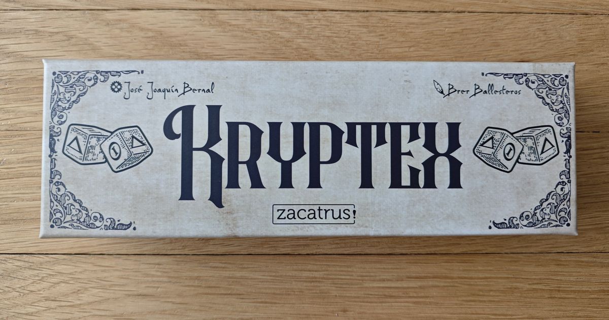 Kryptex | Board Game | BoardGameGeek