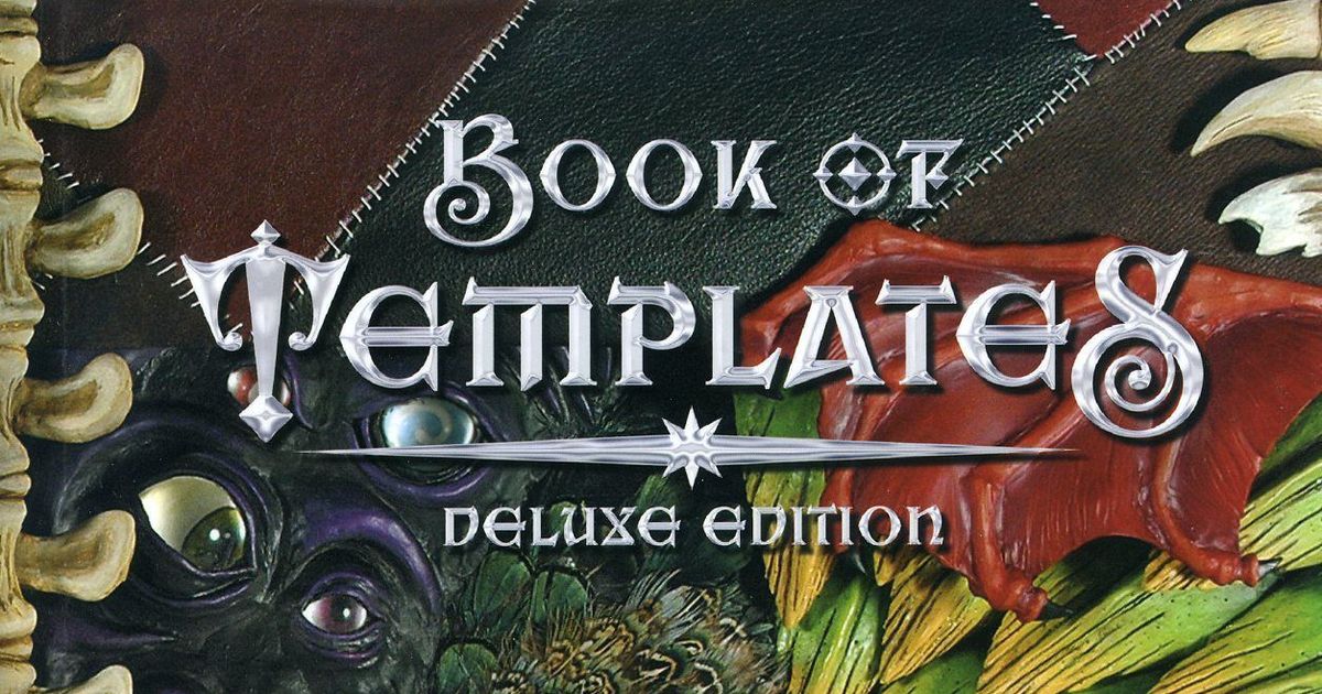 Book of Templates: Deluxe Edition 3.5 | RPG Item | RPGGeek