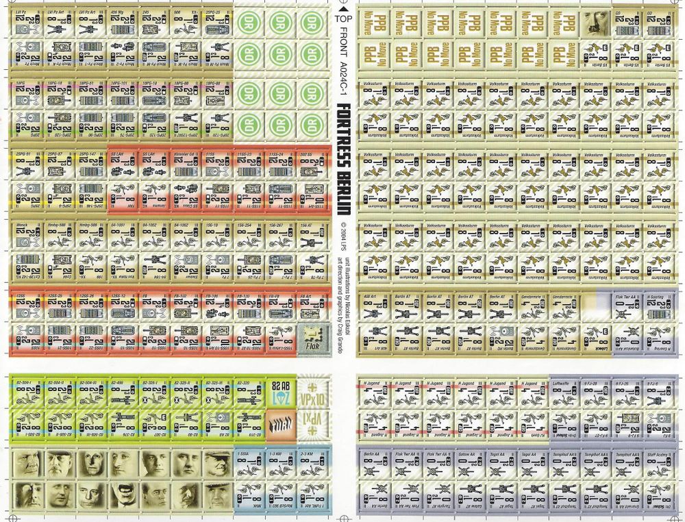 Counter Sheets | Fortress Berlin