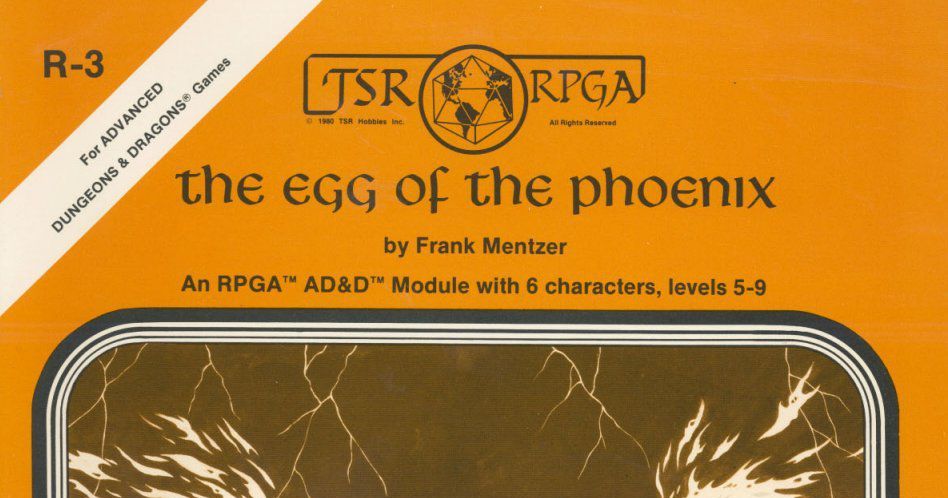 R3: The Egg of the Phoenix | RPG Item | RPGGeek