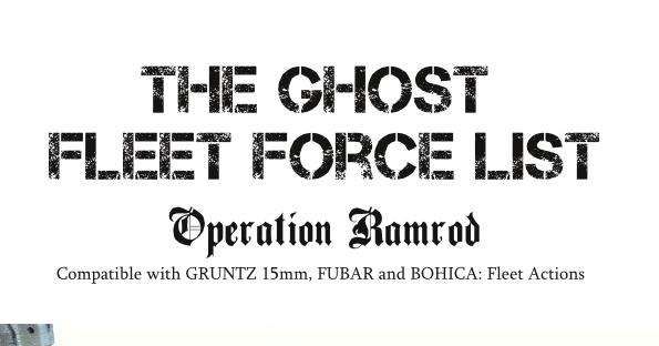The Ghost Fleet Force List: Operation Ramrod | Board Game | BoardGameGeek