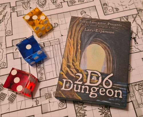 2D6 Lairs and Haunted House Tuckboxes | 2D6 Dungeon: A Dungeon Crawler