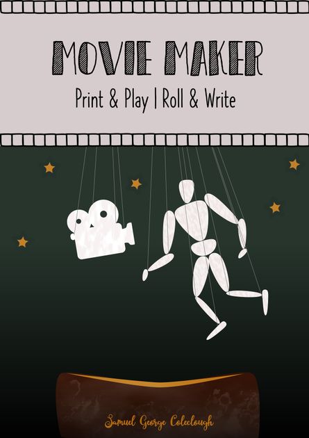 Rule Book V1: Movie Maker (The Print & Play, Roll & Write Game) | Movie ...