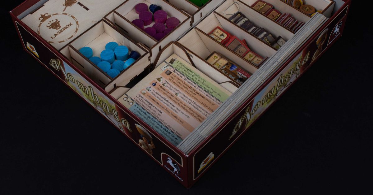 Mombasa: Laserox Organizer | Board Game Accessory | BoardGameGeek