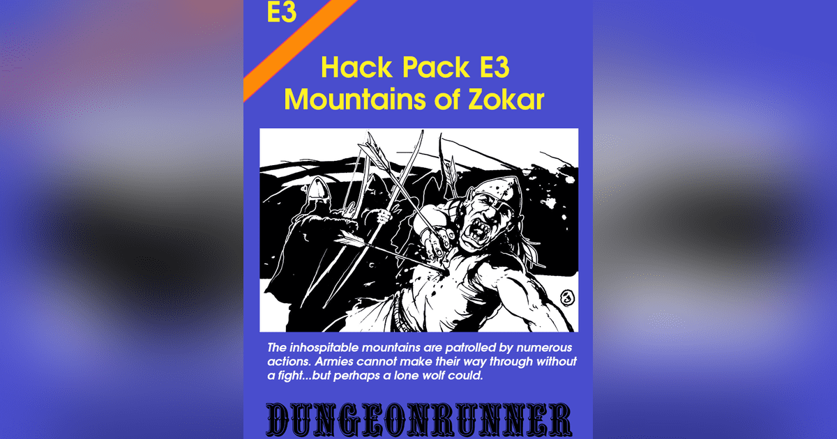 Dungeonrunner: Mountains of Zokar | Board Game | BoardGameGeek