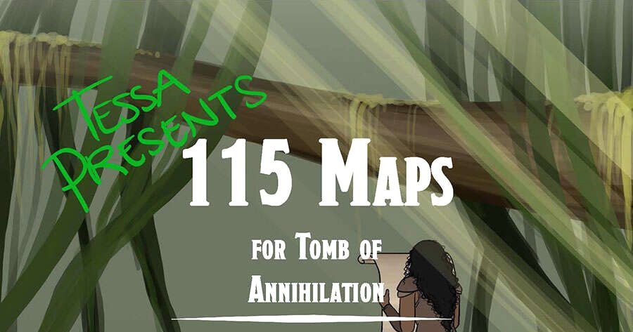Tessa Presents: 115 Maps for Tomb of Annihilation | RPG Item ...