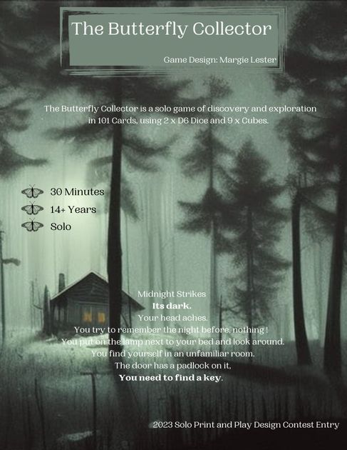 The Butterfly Collector - Cards 01 - 18 | The Butterfly Collector