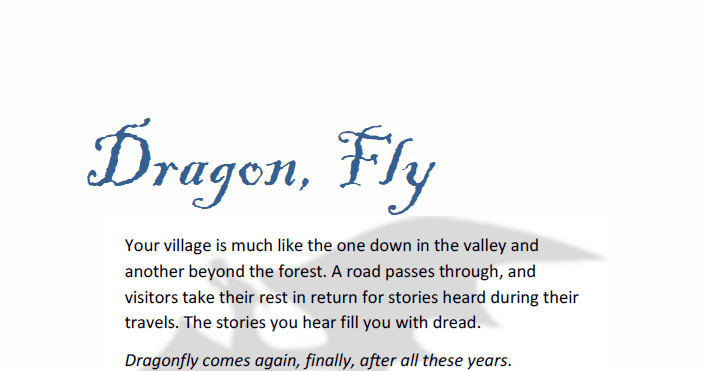 Dragon, Fly | RPG Item | BoardGameGeek