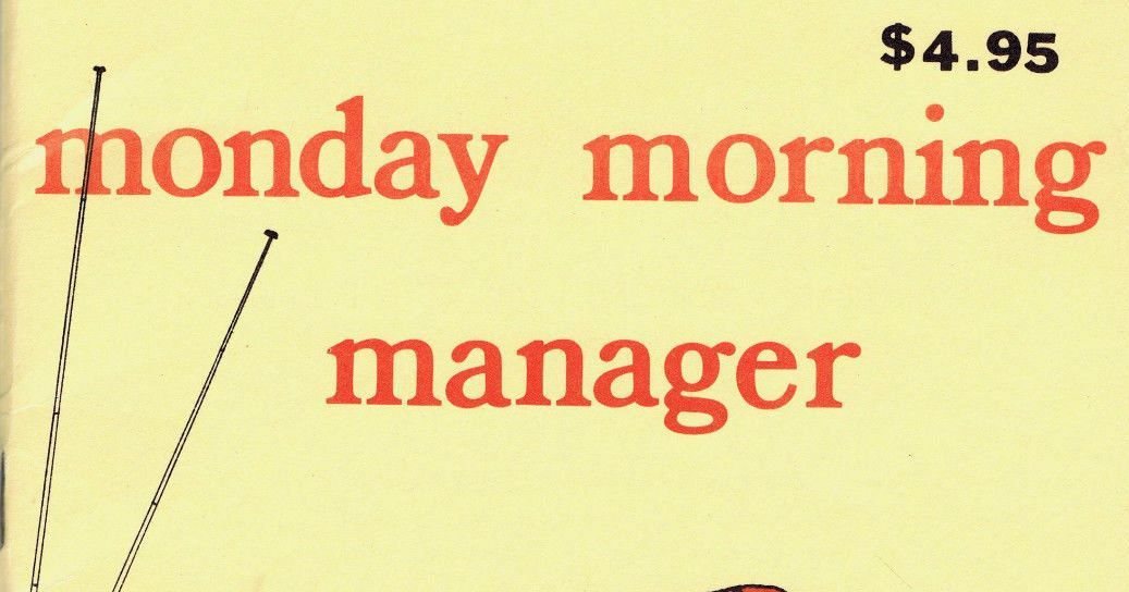 Monday Morning Manager | Board Game | BoardGameGeek