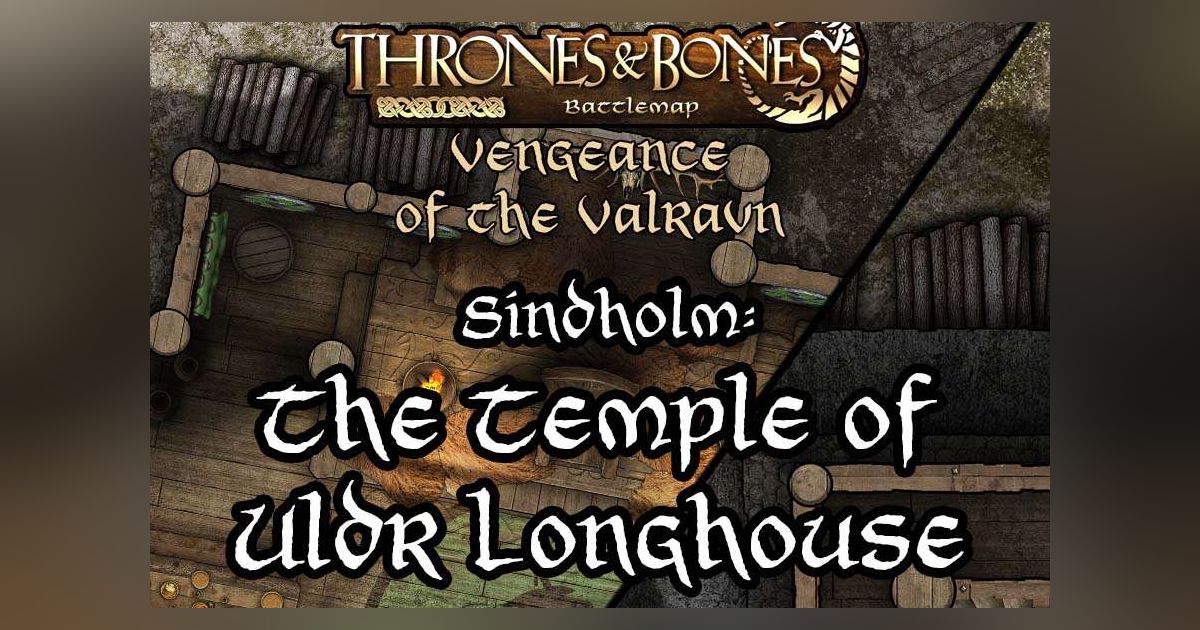 Heroic Maps Thrones & Bones Battlemap: Sindholm: The Temple of Uldr ...