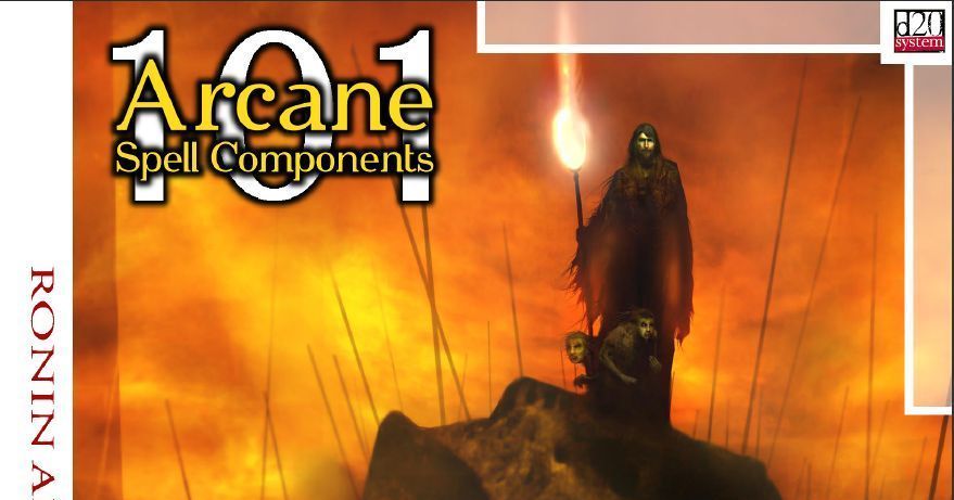 101 Arcane Spell Components | RPG Item | RPGGeek