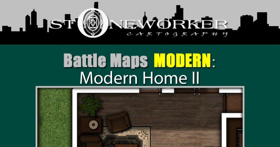 Battle Maps MODERN: Modern Home II | RPG Item | RPGGeek
