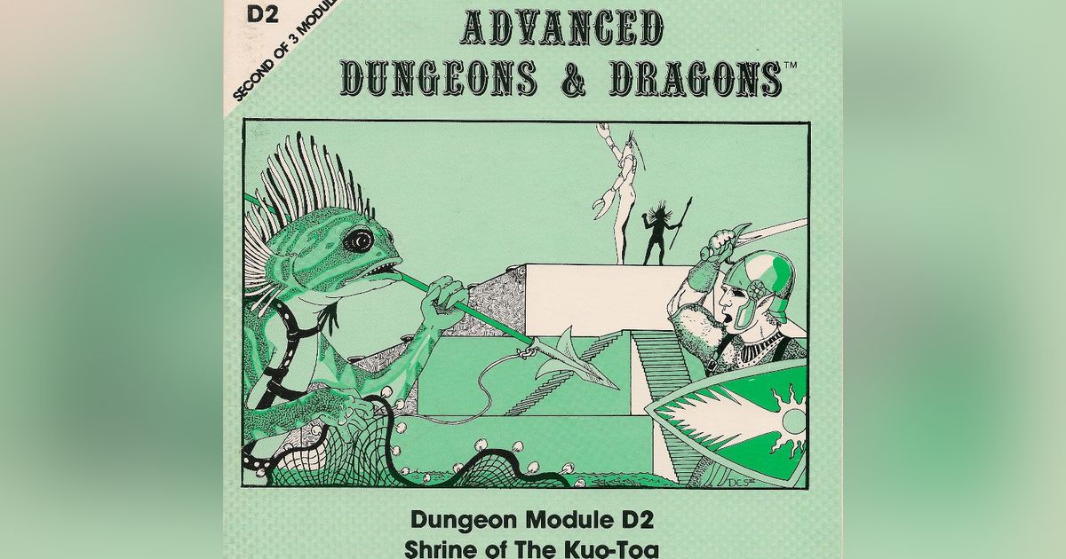 D2: Shrine of the Kuo-Toa | RPG Item | RPGGeek