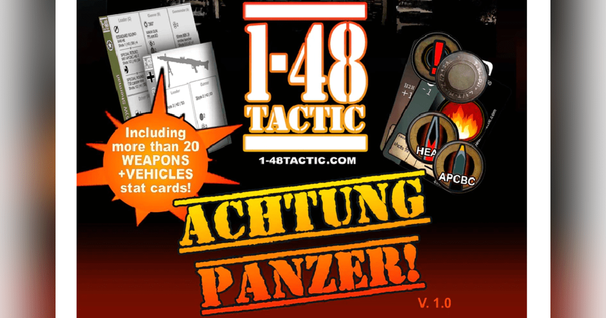 1-48TACTIC: Achtung Panzer! | Board Game | BoardGameGeek