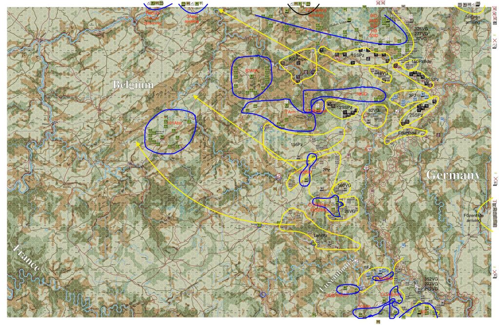BCS Last Blitzkrieg - Map Images from Play Test - First Four Days ...