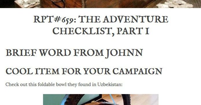 Roleplaying Tips (Issue 659) | Issue | BoardGameGeek