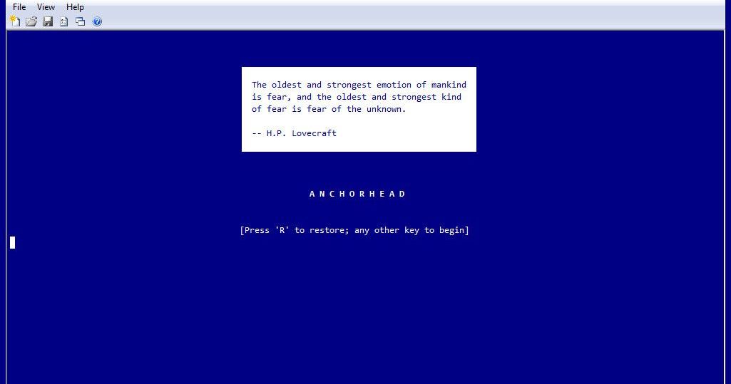 Anchorhead | Video Game | VideoGameGeek