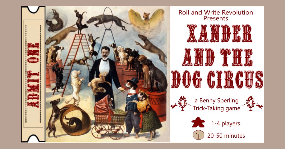 Rules with solo play | Xander and the Dog Circus