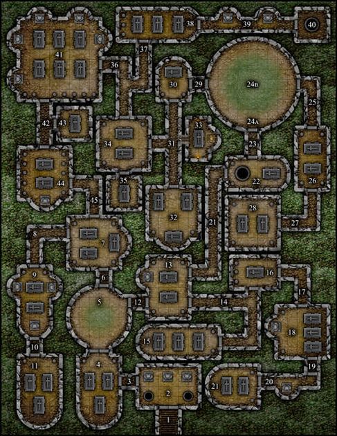 VTT Map Set 129: Forgotten Tomb of the Once Honoured Knights | RPG Item ...
