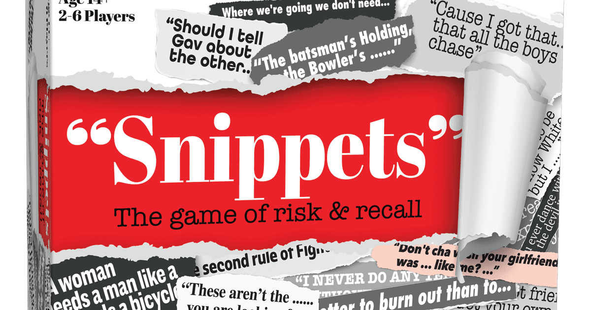 SNIPPETS | Board Game | BoardGameGeek