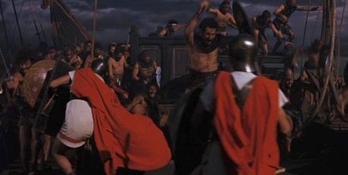 The epic naval battle from the 1959 film Ben-Hur, using a modified C&C ...