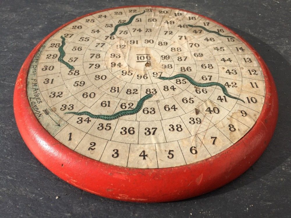 Snakes and ladders | Antique and Vintage games