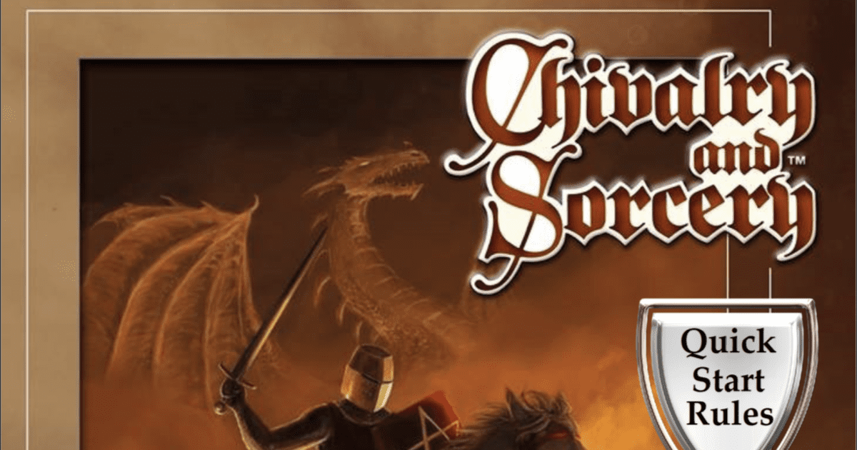 Chivalry and Sorcery (5th Edition) Quick Start Rules | RPG Item | RPGGeek