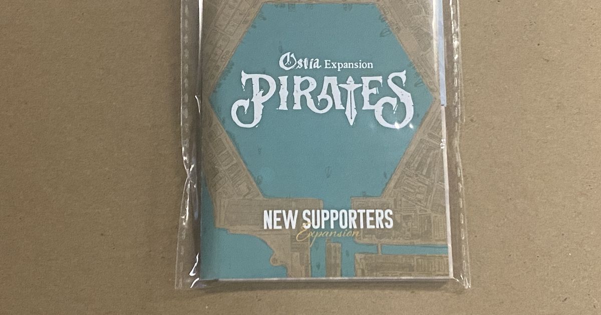 Ostia: Pirates Expansion – New Supporters Expansion | Board Game ...