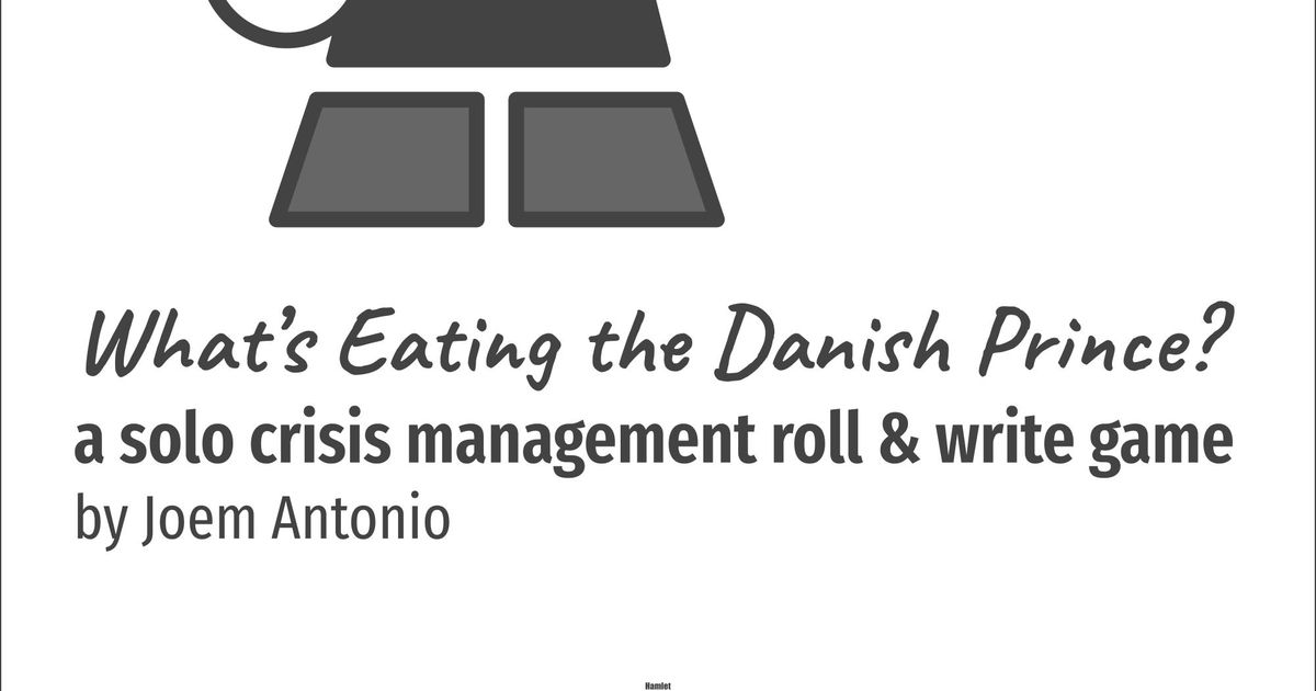What's Eating the Danish Prince?: A solitaire roll & write crisis ...