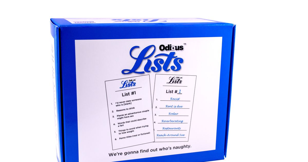 Odious Lists | Board Game | BoardGameGeek