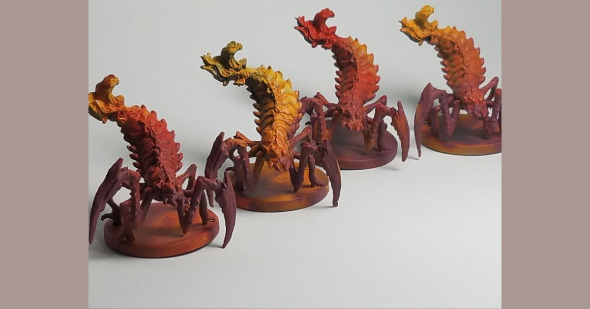 Descent 2e: Lava Beetles; Volucrix Reavers | Plaztiik WarKriimes