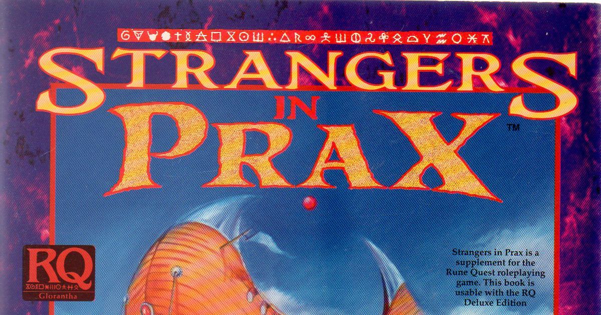 Strangers in Prax | RPG Item | RPGGeek