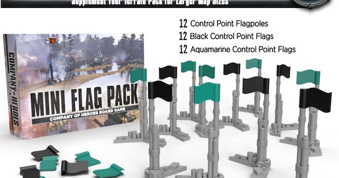 Company of Heroes: Mini Flag Pack | Board Game Accessory | BoardGameGeek