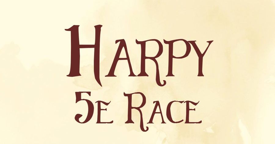 Harpy: 5e Race | RPG Item | RPGGeek