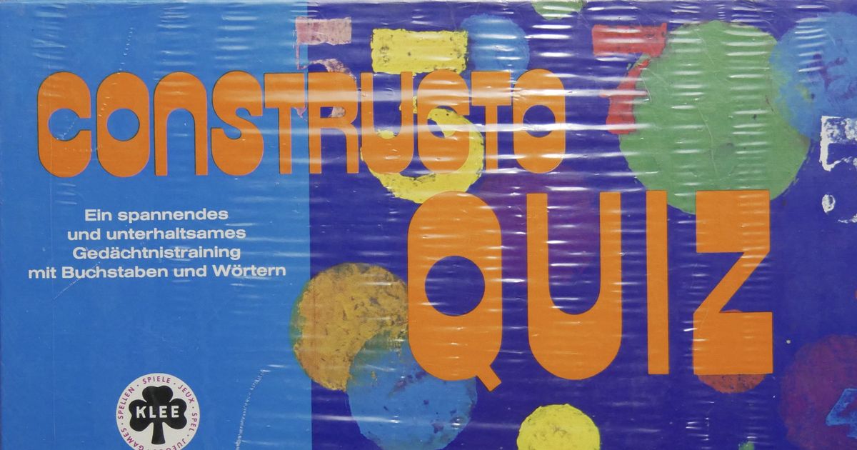 Constructo Quiz | Board Game | BoardGameGeek